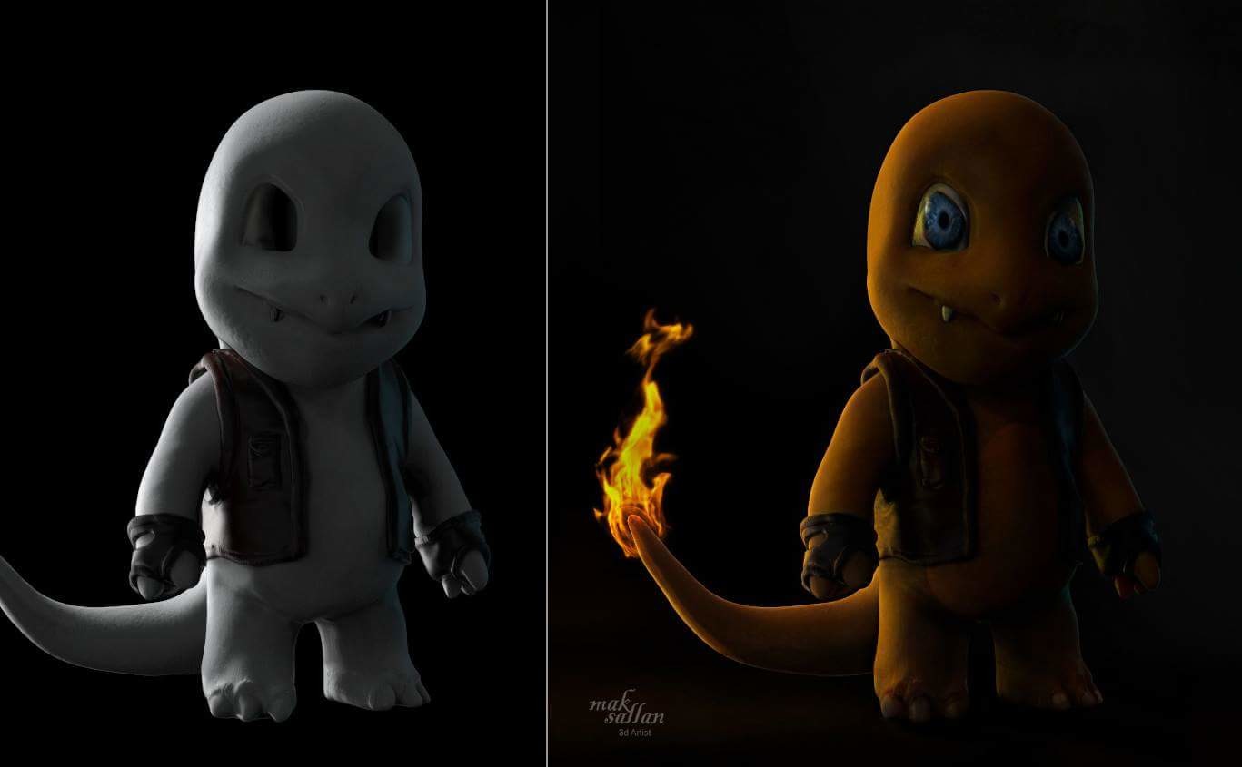 ArtStation - Charmander Fanart