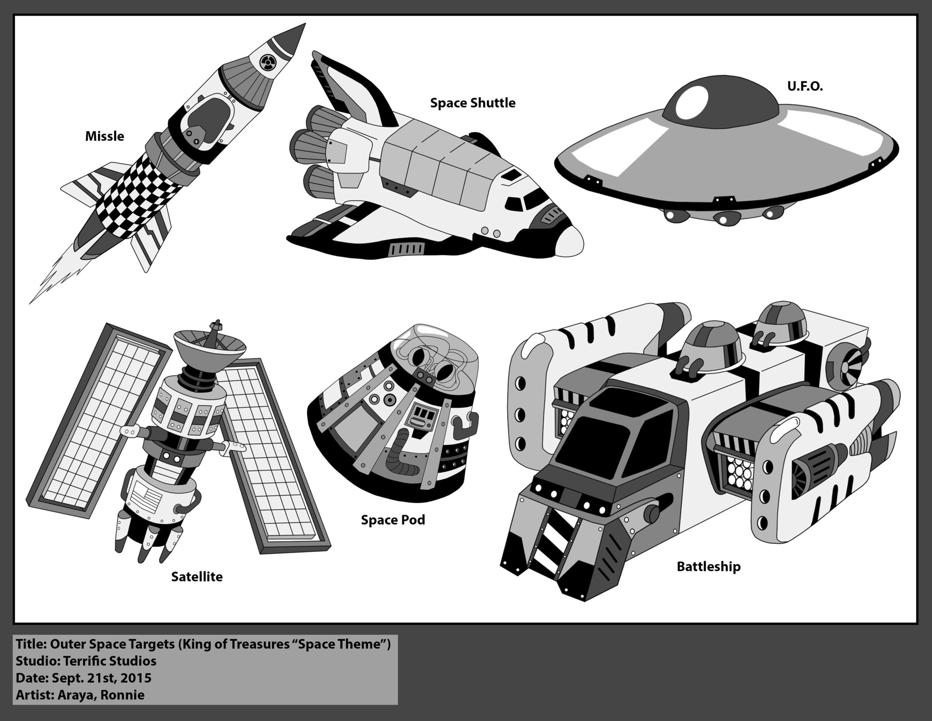ArtStation - Shelved Space Shooter Concept Art