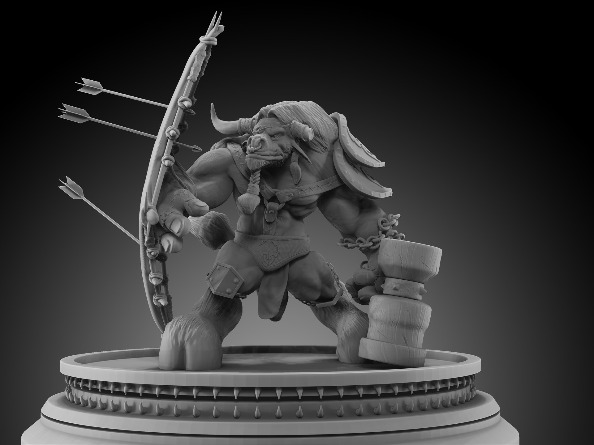 Wow Tauren Warrior Wallpaper