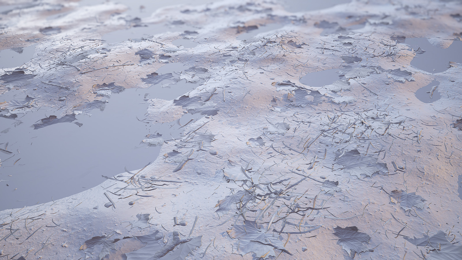 Patrick Bormann - tileable muddy forest ground