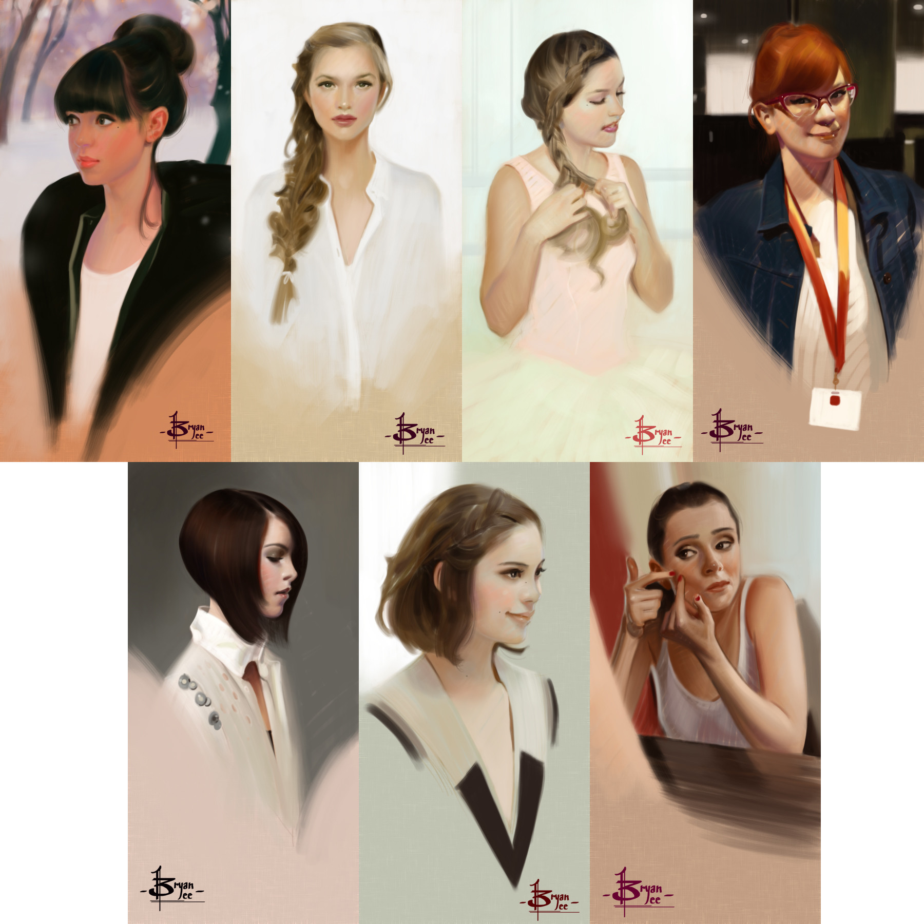 ArtStation - Daily Timed Head Sketches