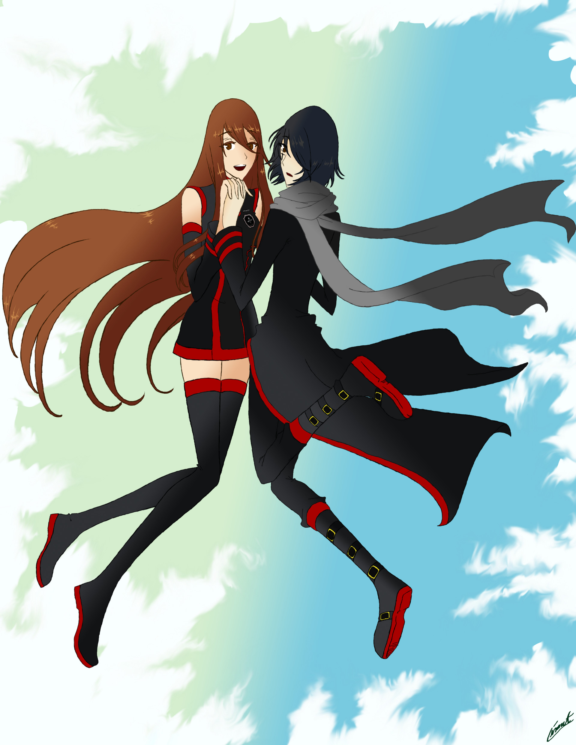 ArtStation - REQUEST: Rei and Ita