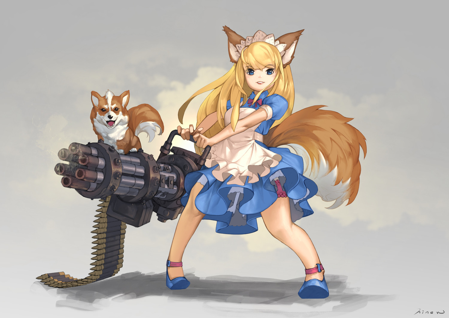 ArtStation - Gatling Dog!