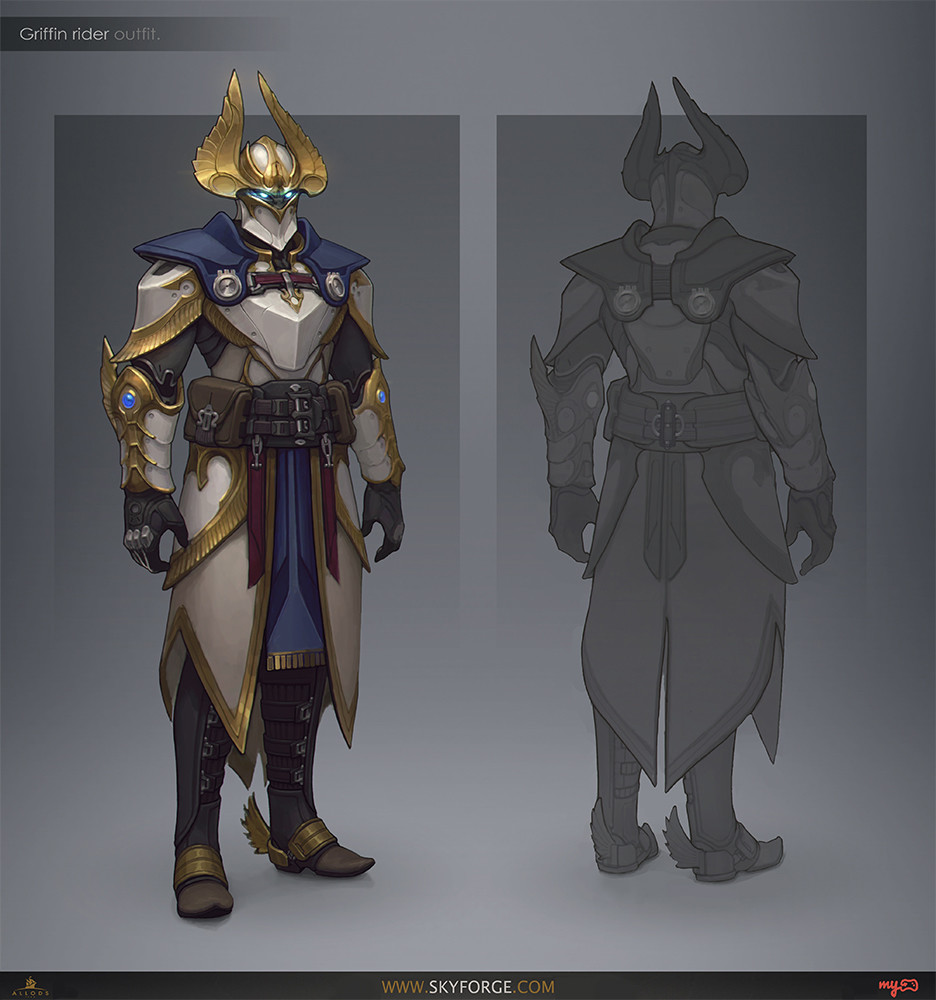 ArtStation - Griffin Rider Outfit.