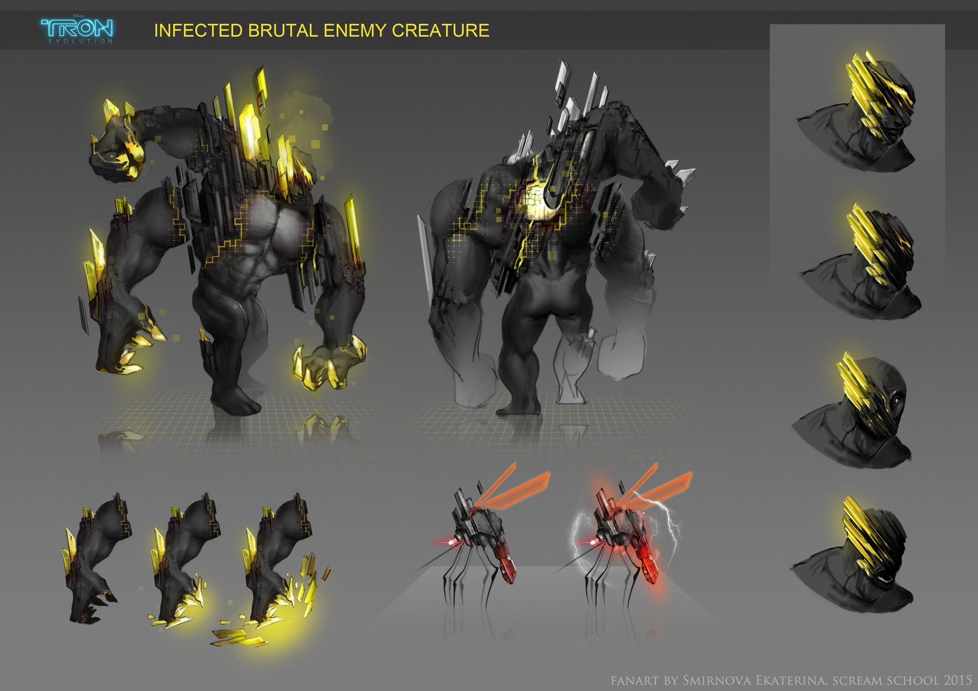 ArtStation - Brutal Creature for Tron Evolution: Fan Art