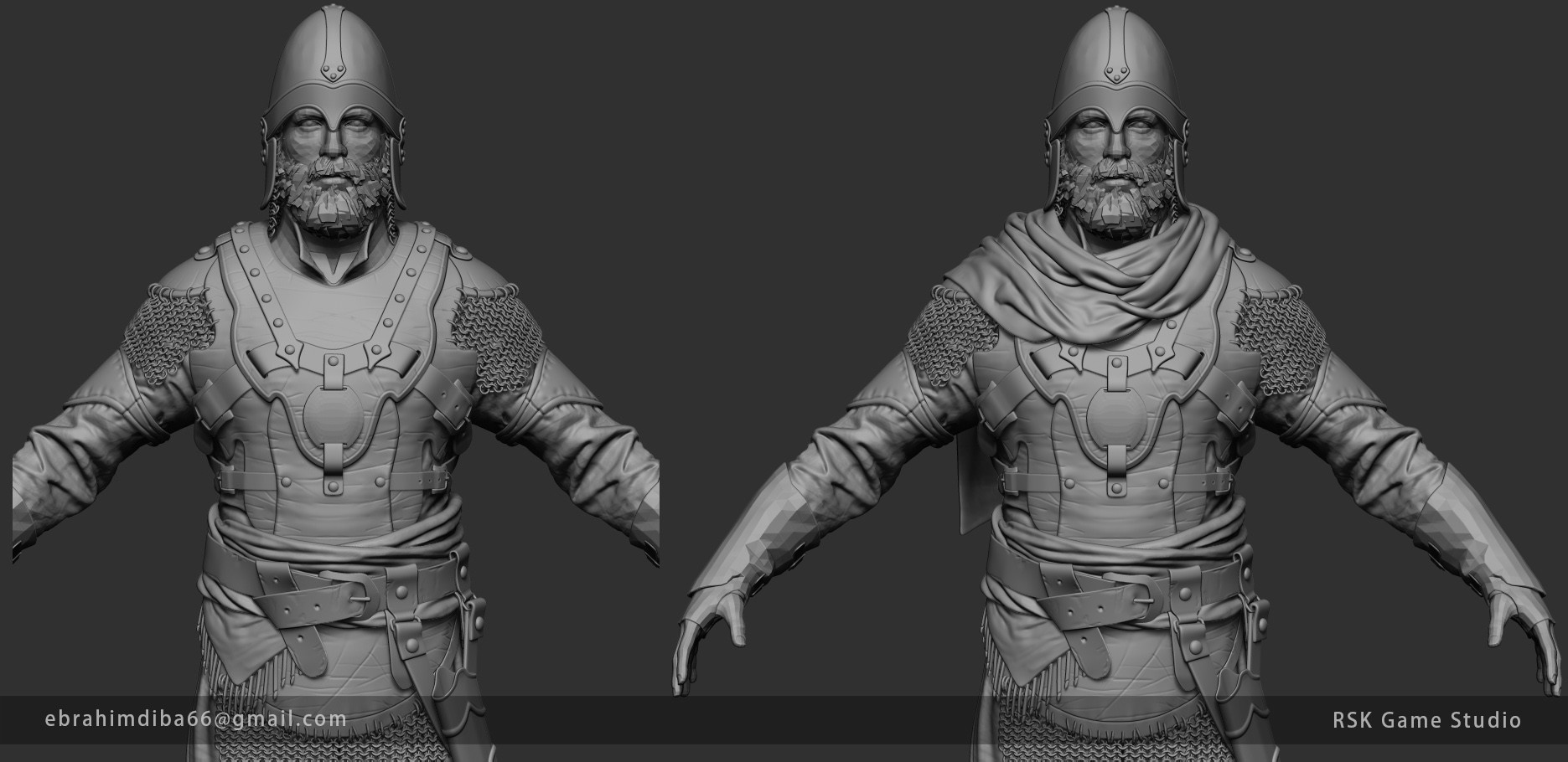 ArtStation - sculpt_hero_warrior_KIAN_2015