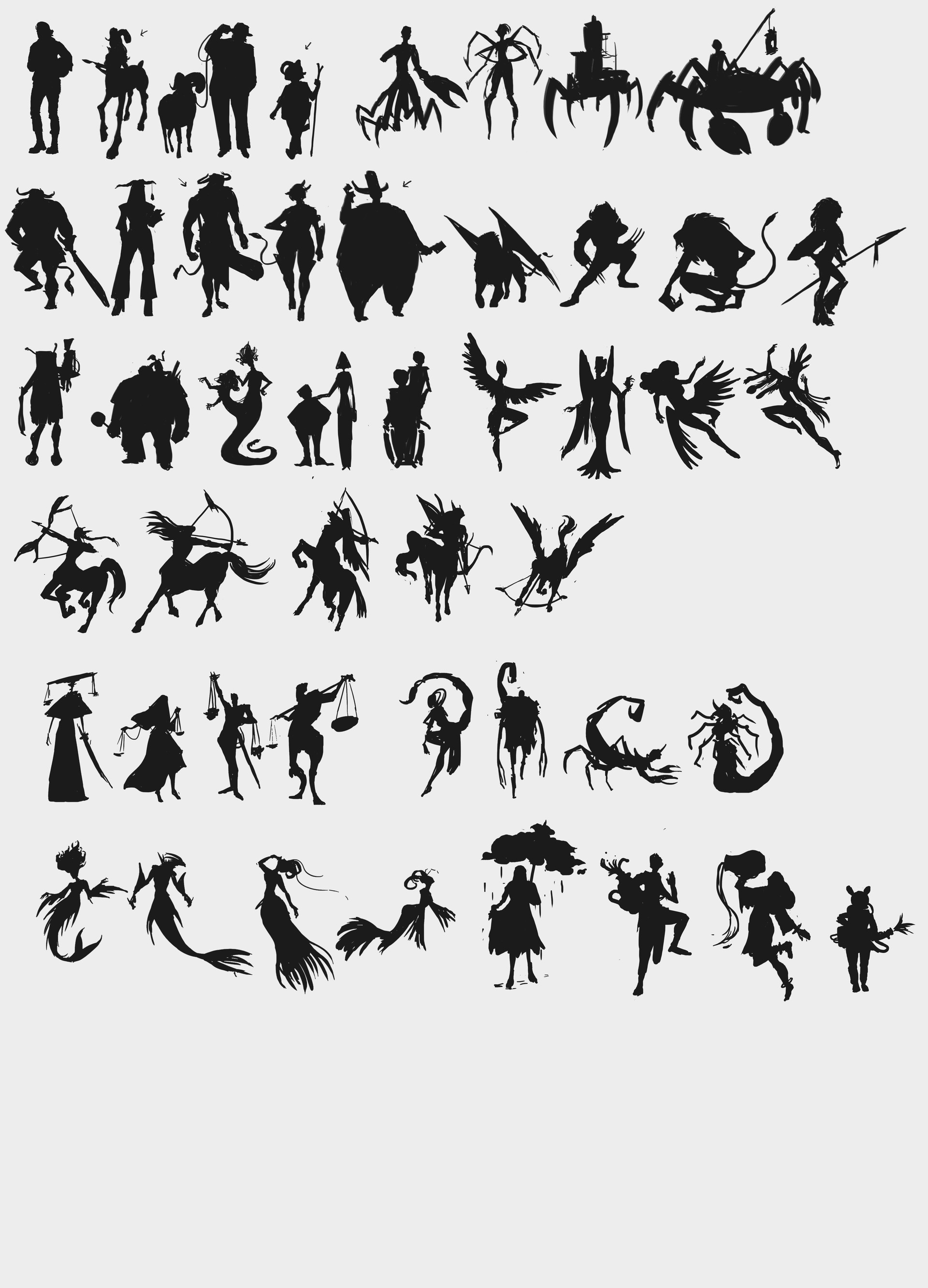 Ying Ding - Silhouettes and concepts