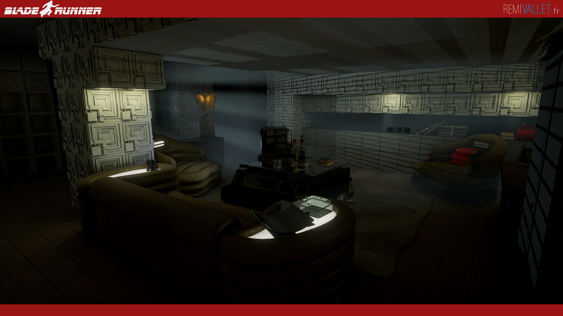 Rémi Vallet - Blade Runner - Deckard Apartment - Unreal Engine 4