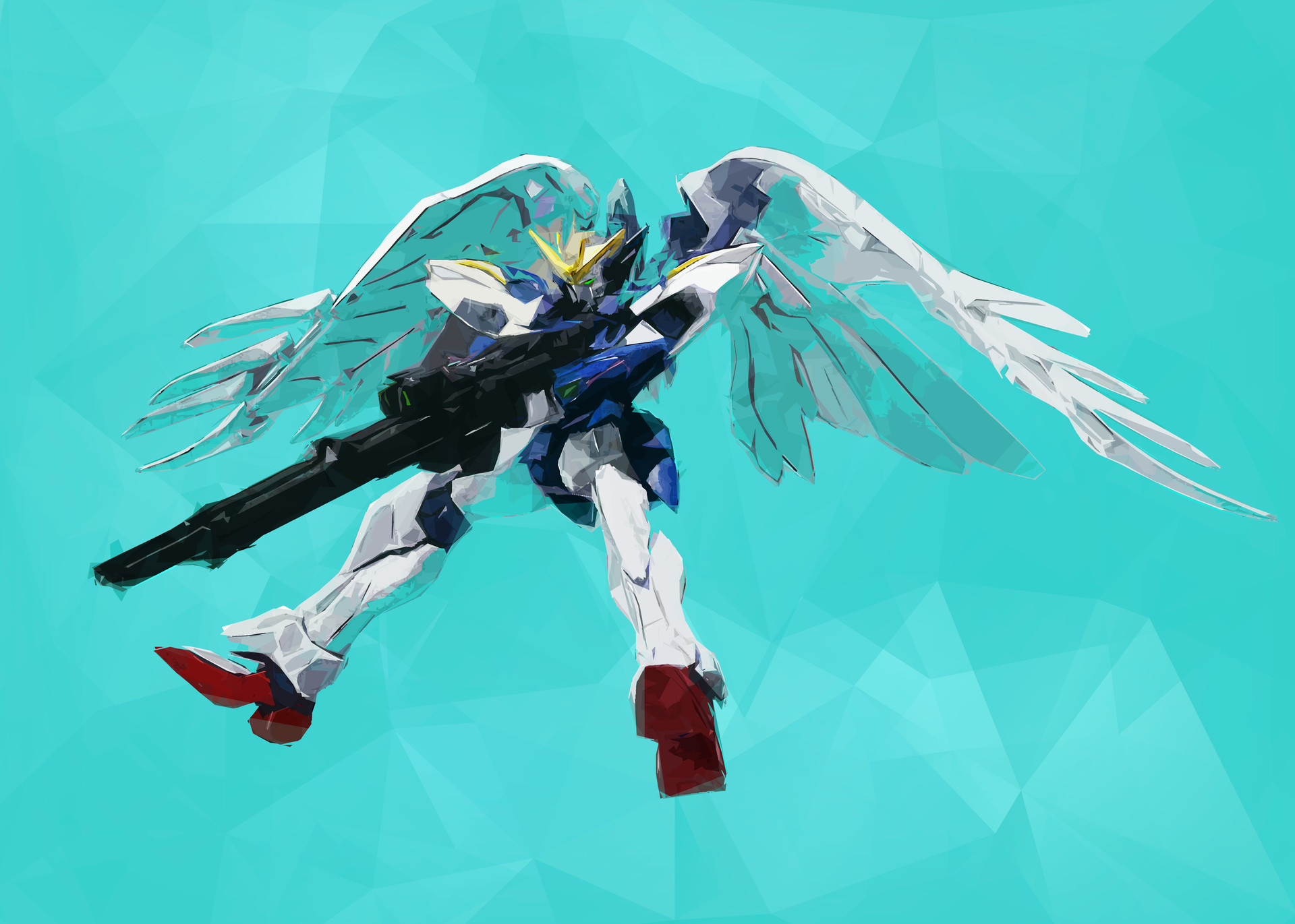 ArtStation - A New Direction: Wing Zero AC196