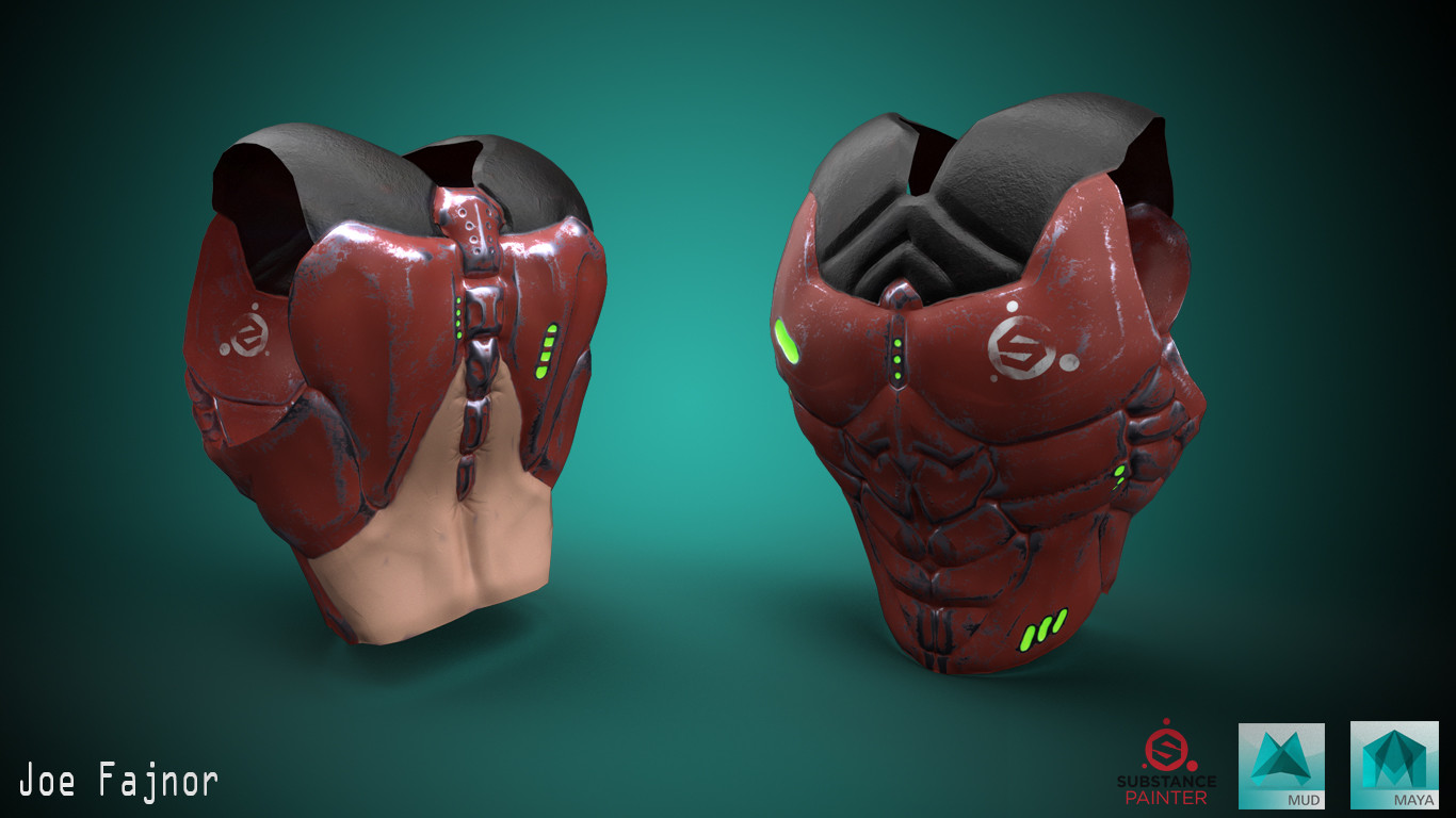 ArtStation - Cyborg Chestpiece