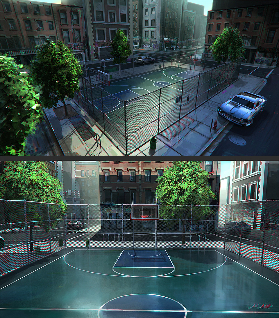 ArtStation - Freestyle Street Basketball