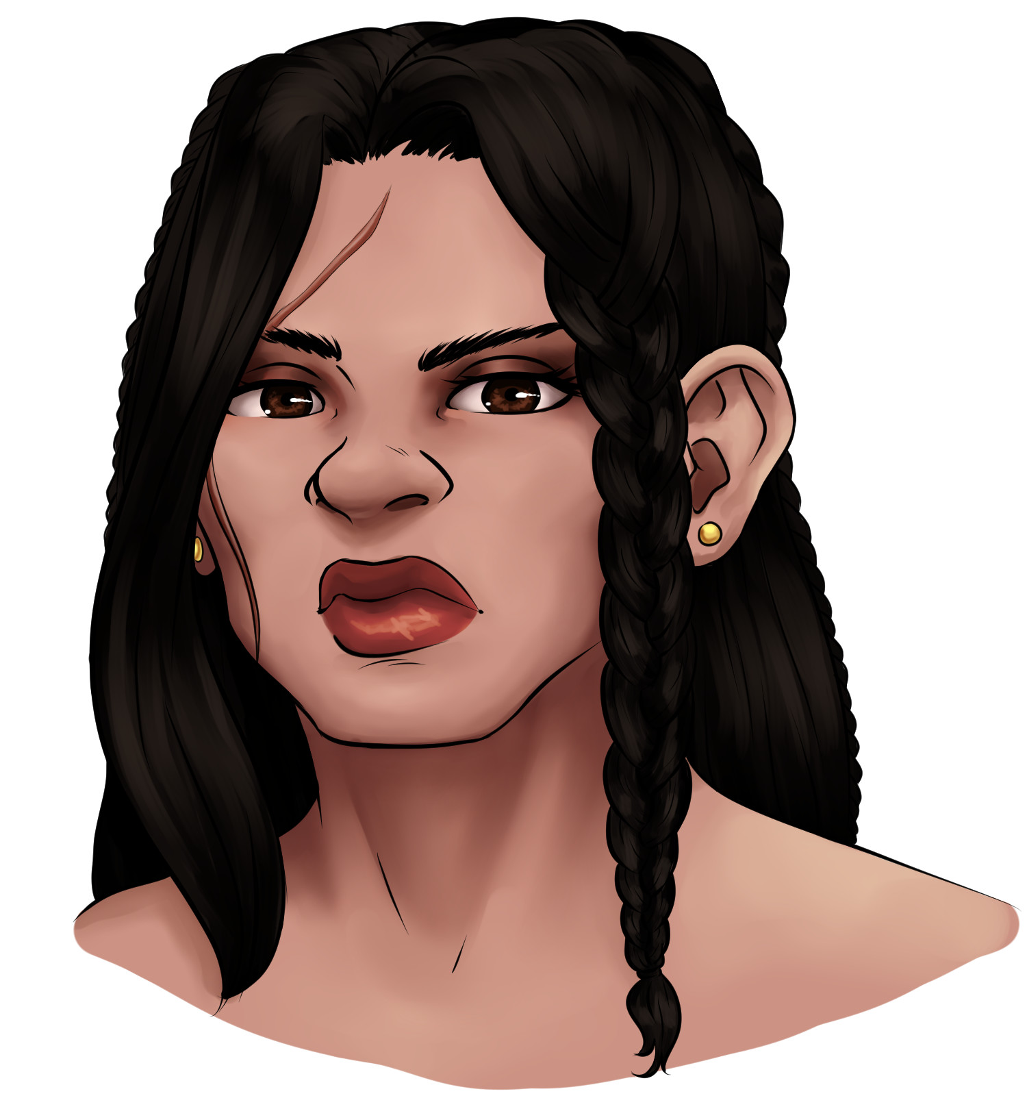 ArtStation - Rowena the Ravenhaired