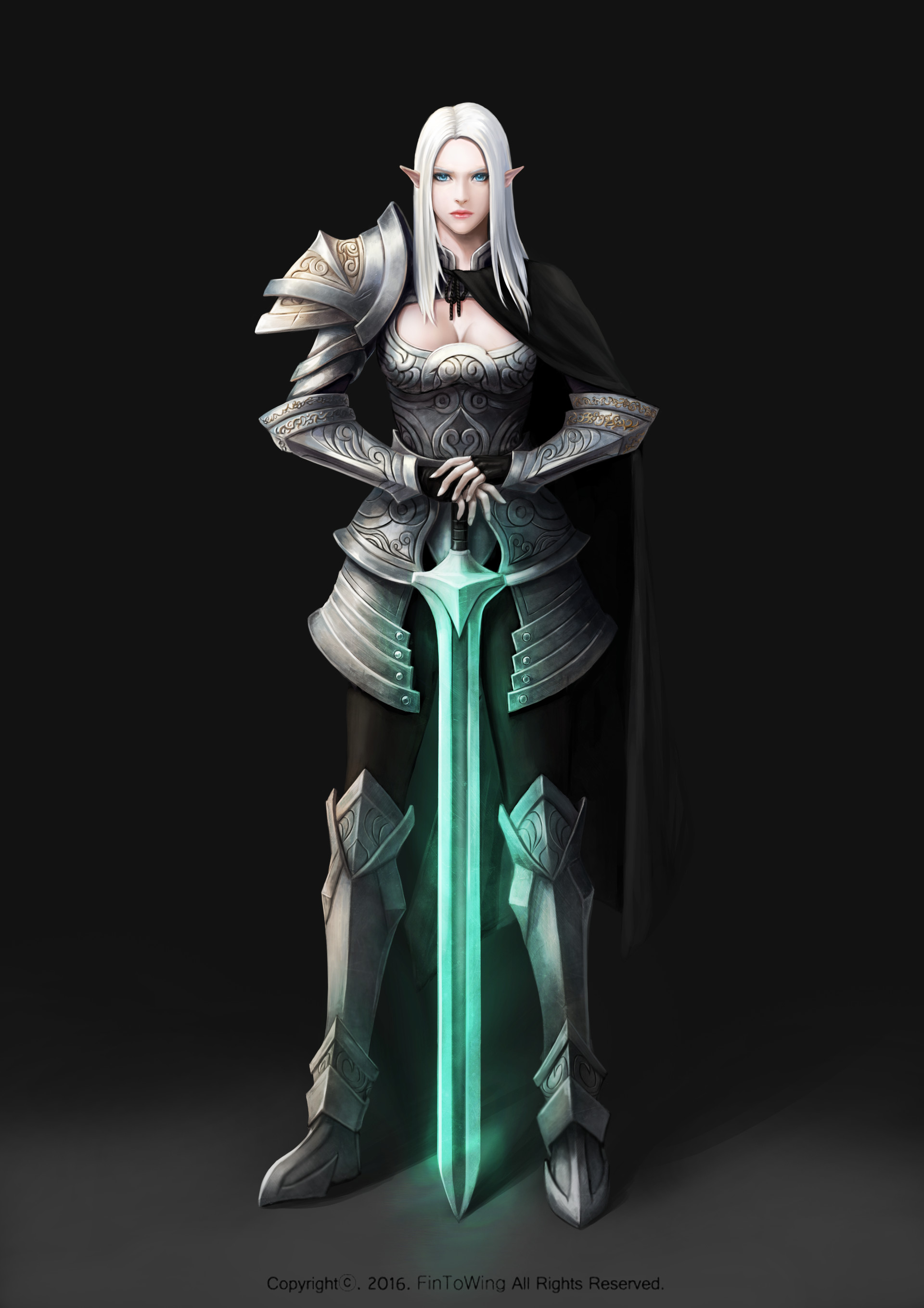ArtStation - elf knight