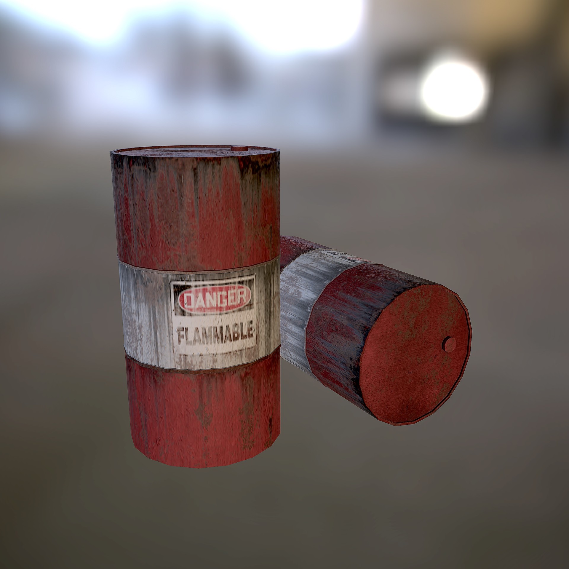 ArtStation - Flammable Barrel