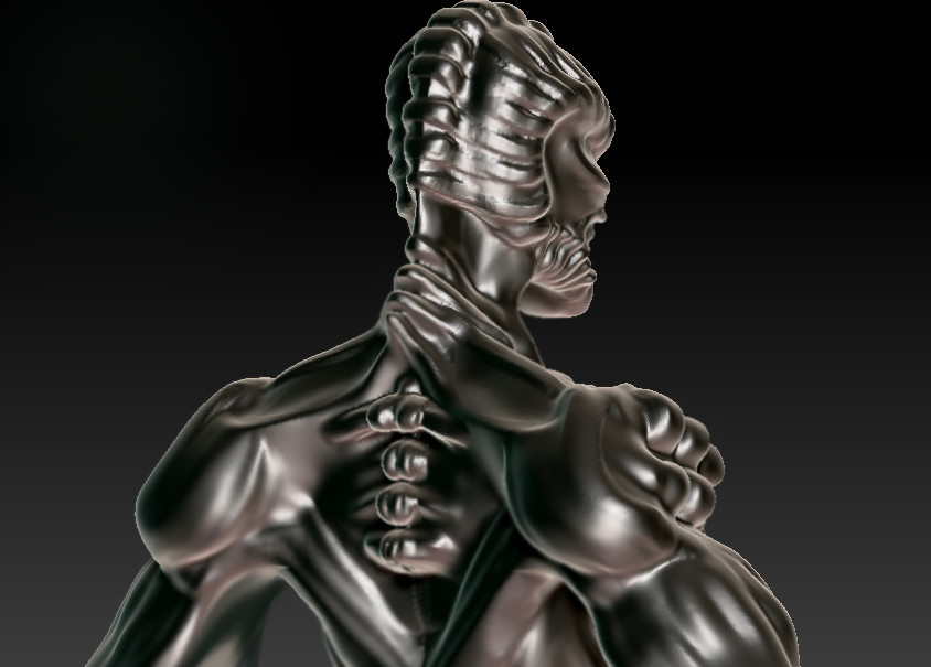 ArtStation - WIP alien man