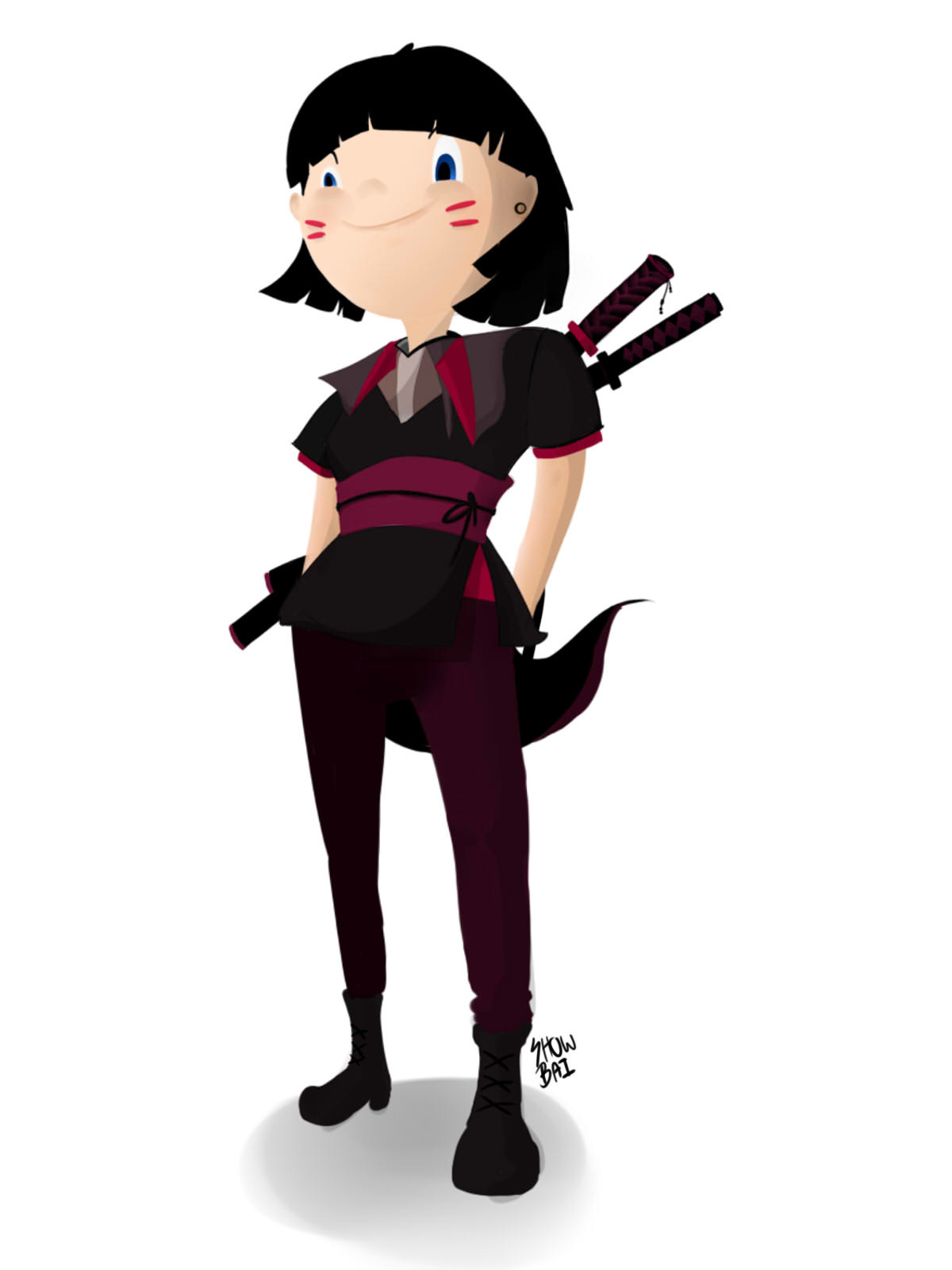 ArtStation - Ninja girl