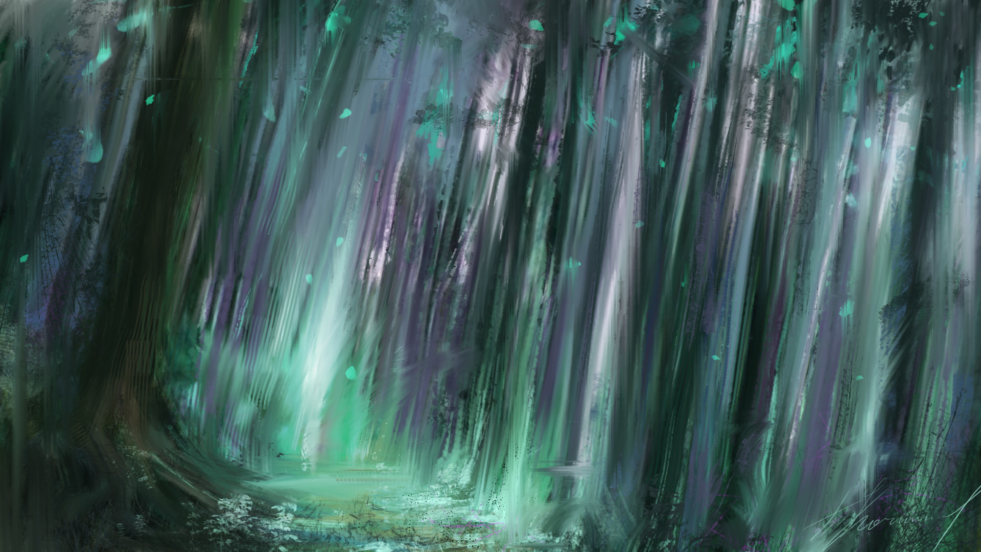 ArtStation - The emerald forest