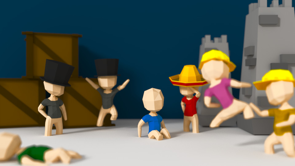ArtStation - Boy Crazy- Low poly