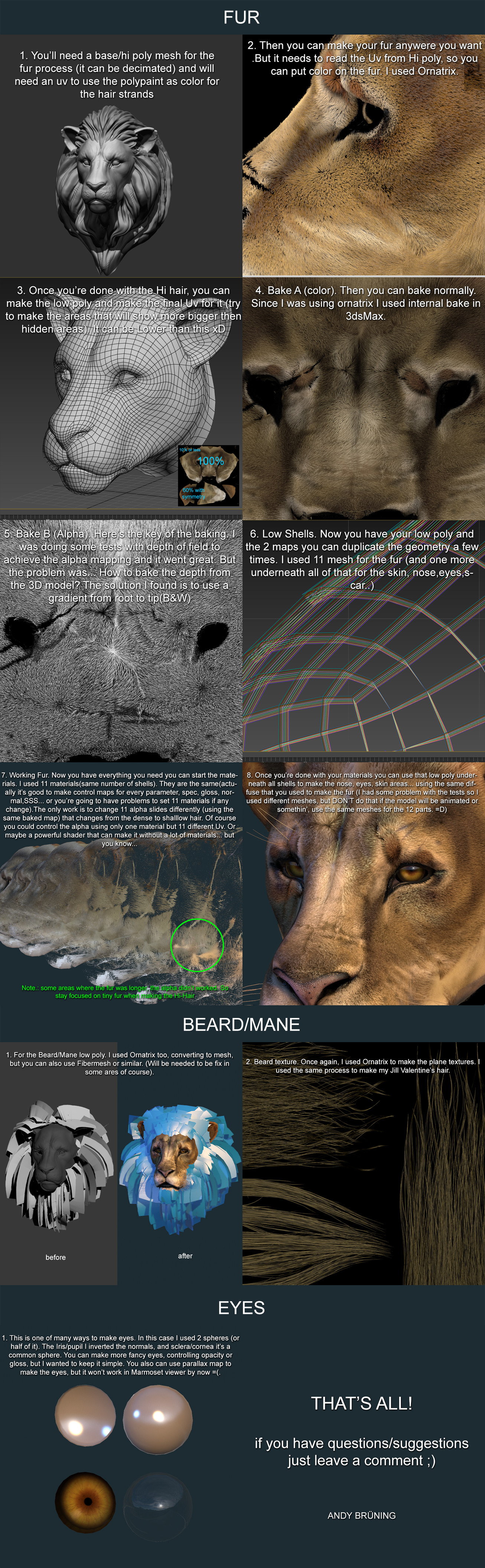 Creating masks for shell technique (fur/hair)? - Materials and Textures ...