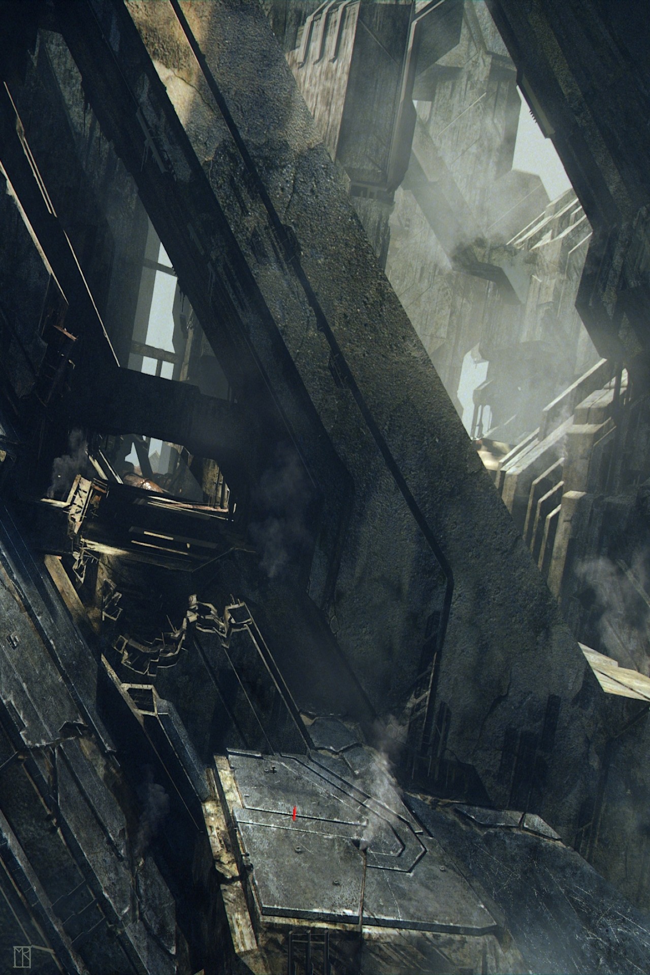 ArtStation - Kronos buildings concept