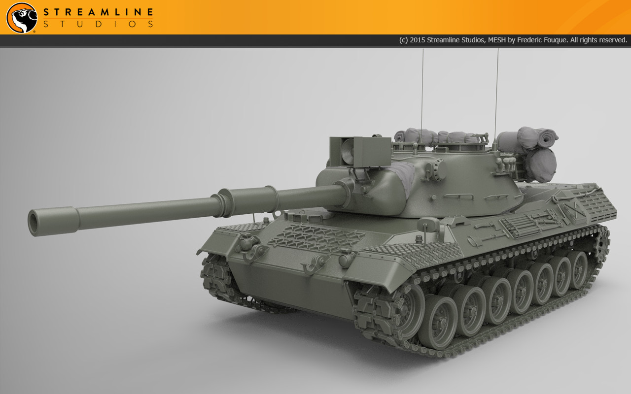 ArtStation - Armored Warfare / Leopard 1
