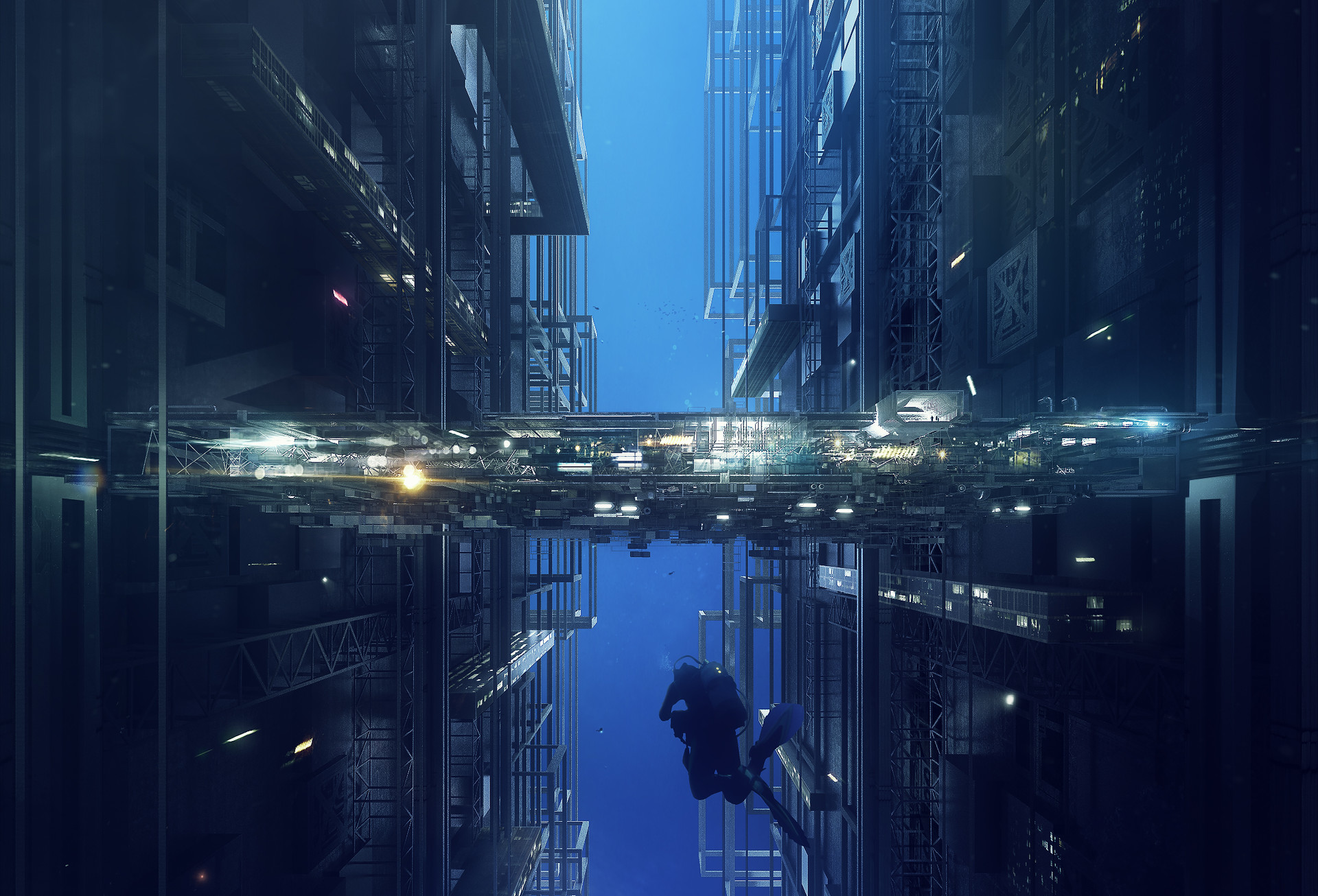 ArtStation - Underwater Base