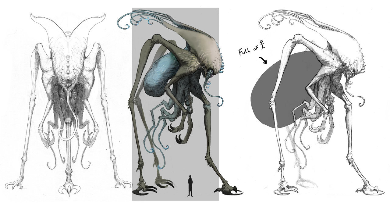 The Mist Monsters Concept Art