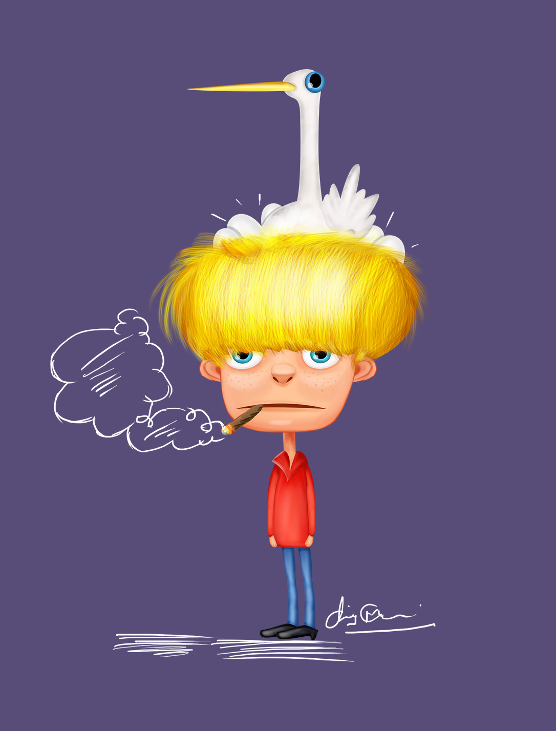 ArtStation - cartoon boy charater