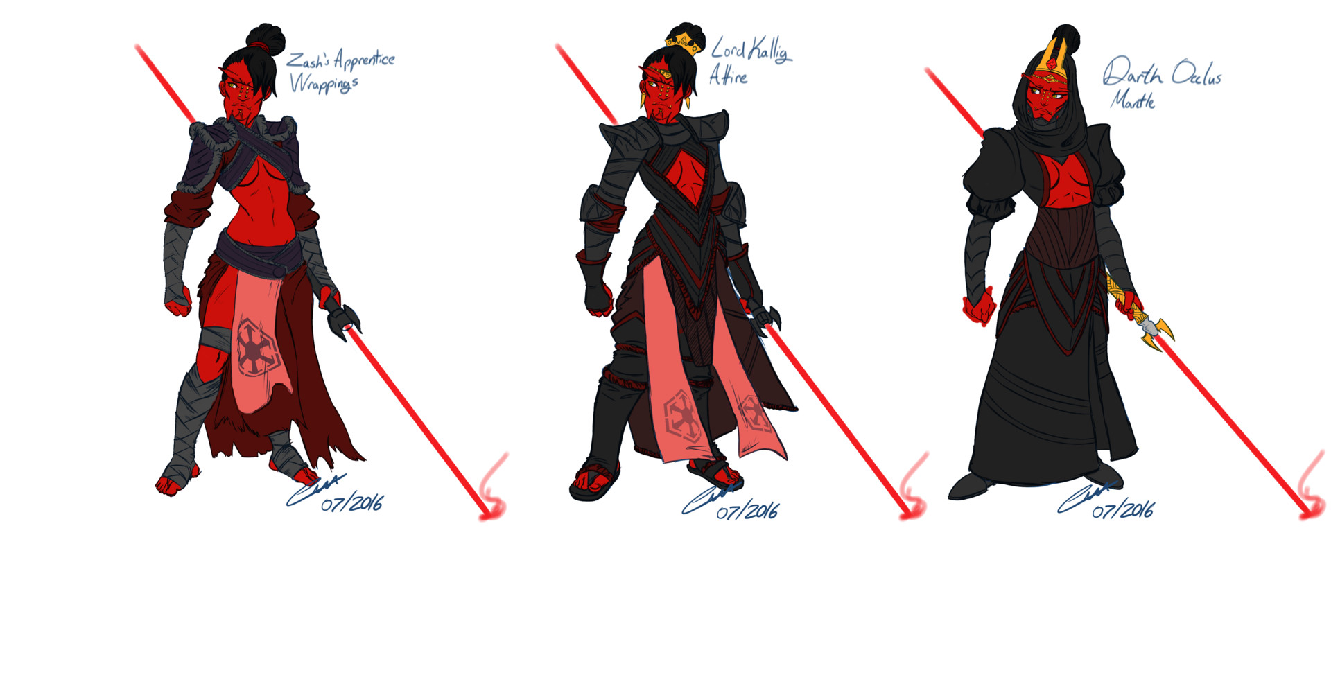 ArtStation - Sith Inquisitor Armor Progression