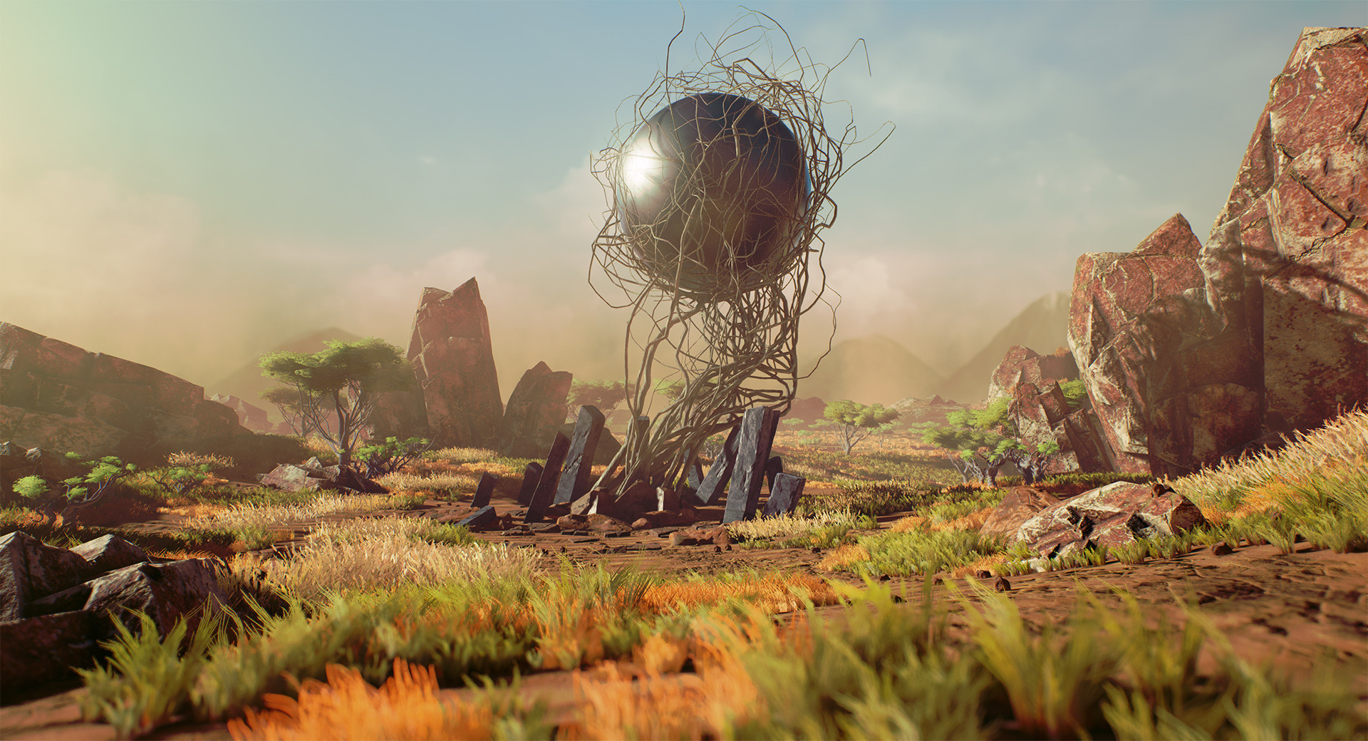 Evozon Game Studio - Unreal Engine 4 Environment for Africa Fantasy Project