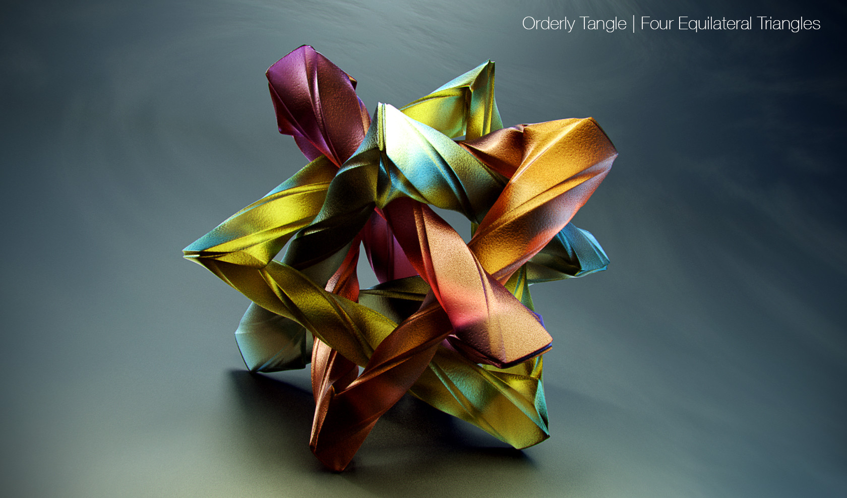 ArtStation - Orderly Tangle | Four Equilateral Triangles