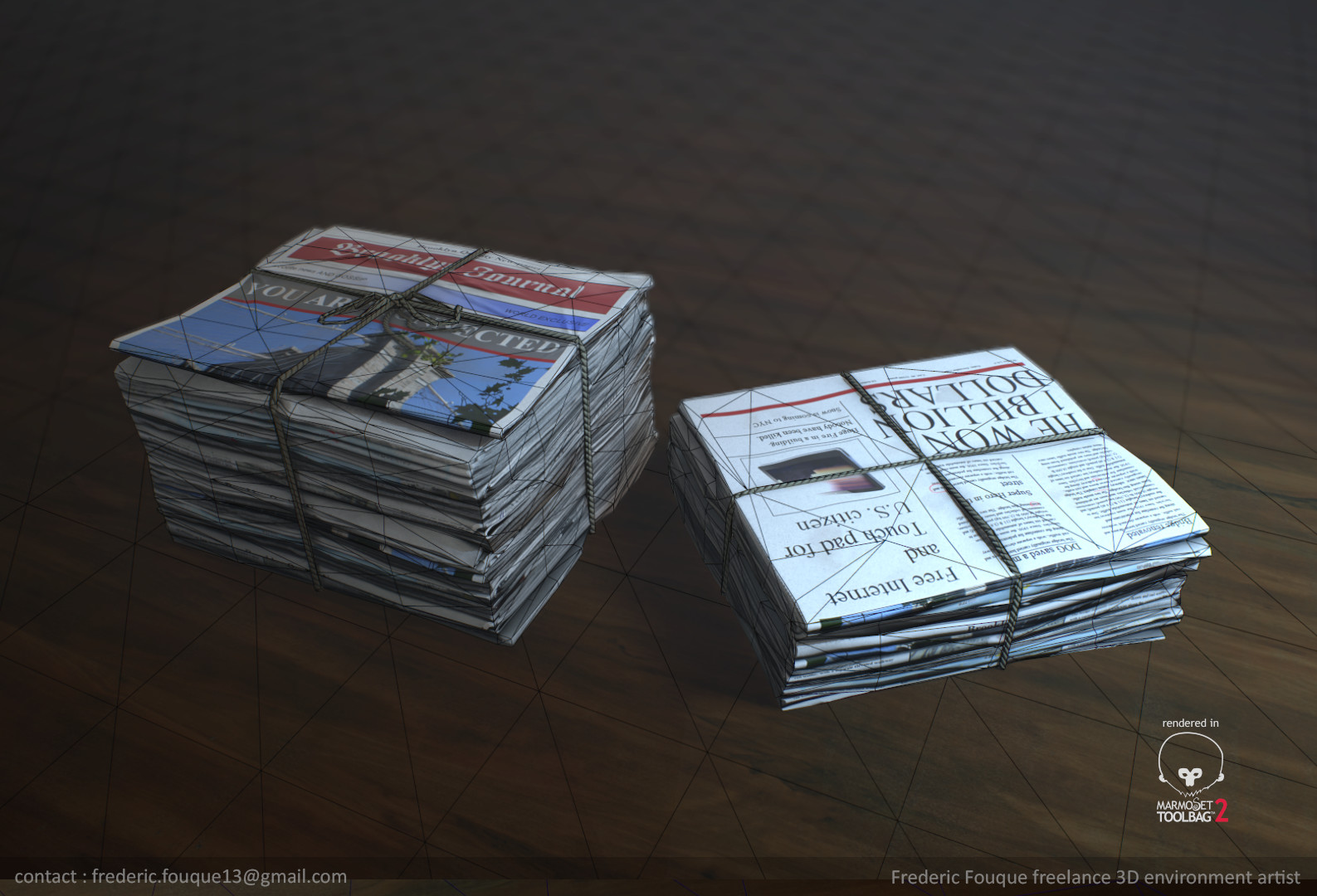 Frederic Fouque - Newspaper Stack