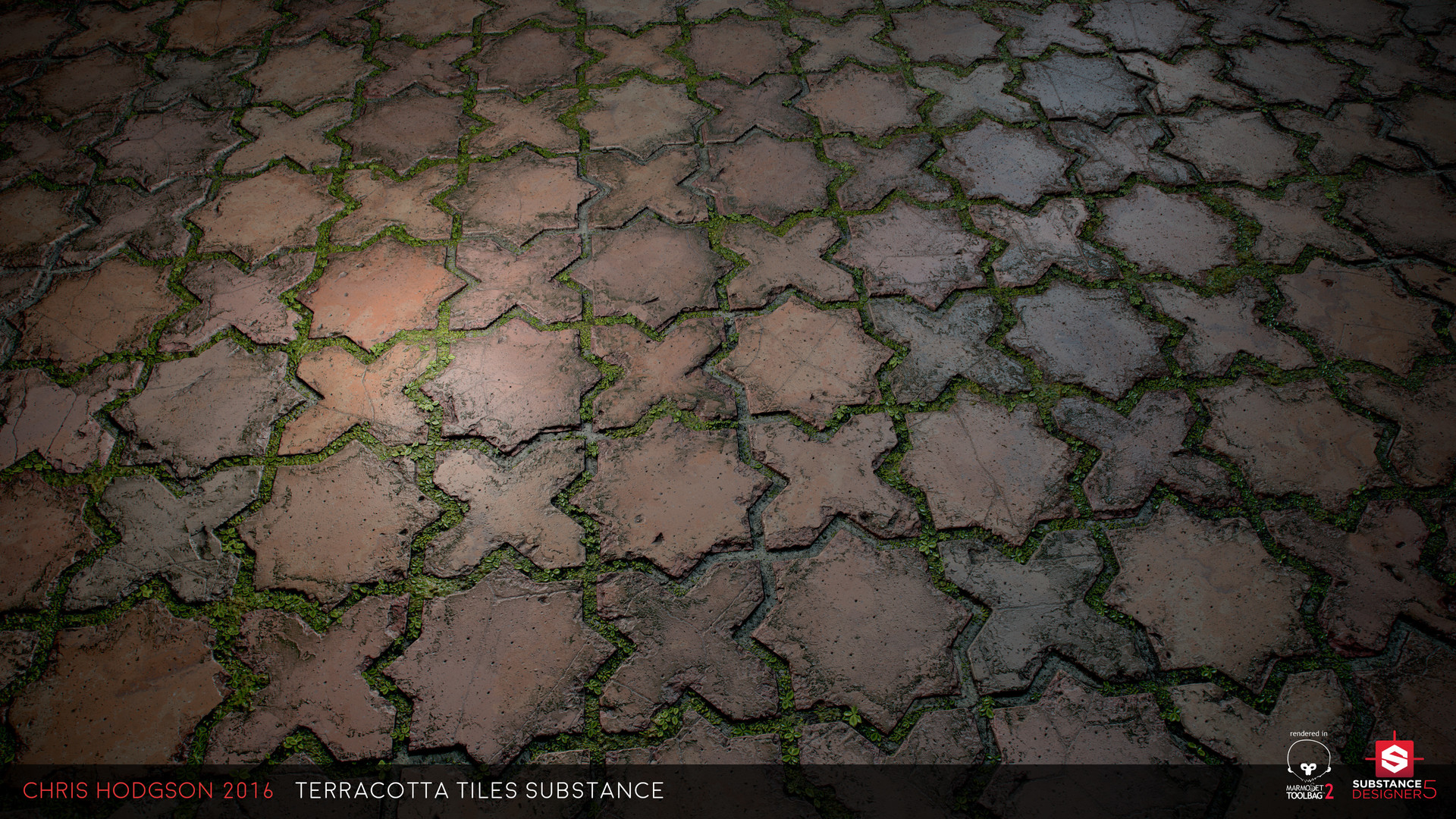 Chris Hodgson - Terracotta Tiles / Substance Designer