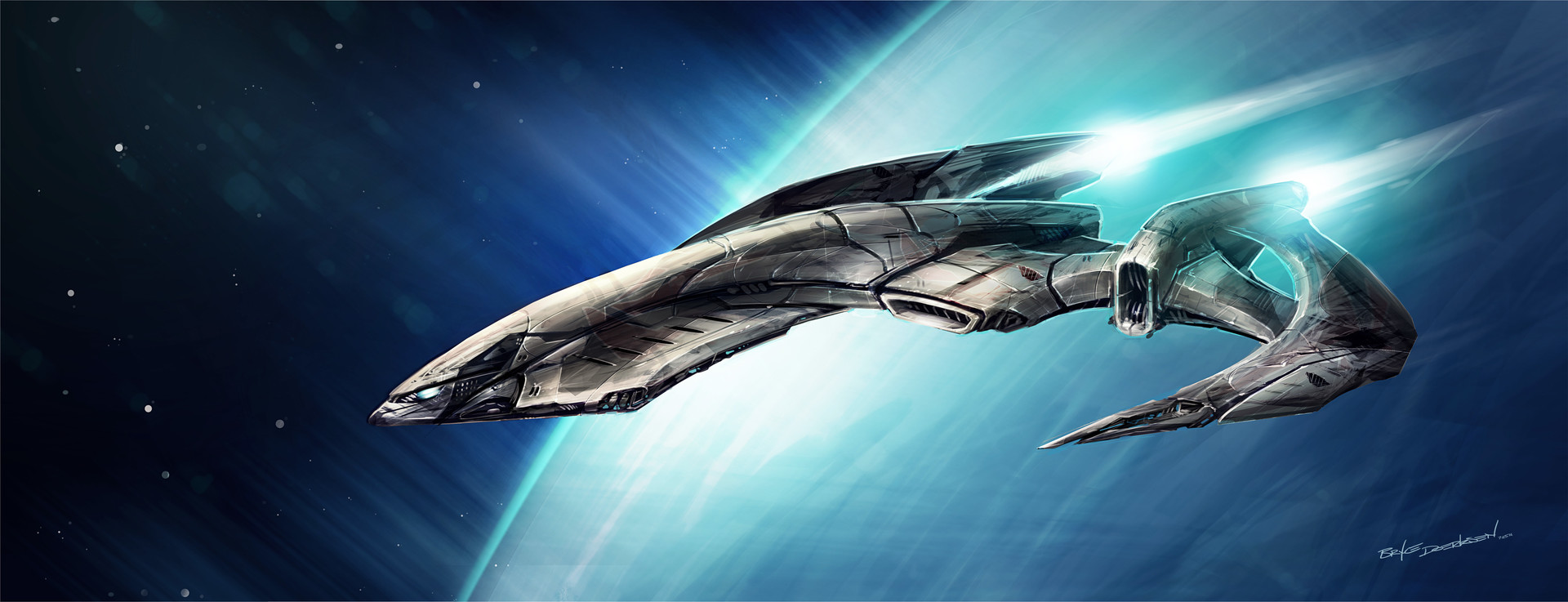 ArtStation - Alien Attack Jet