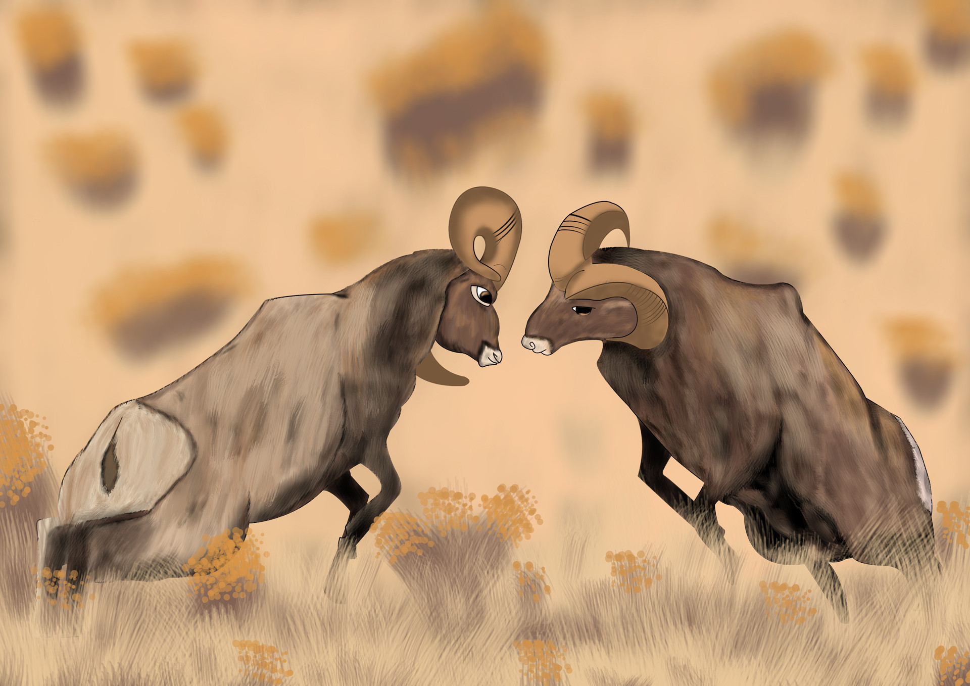 ArtStation - bull fight