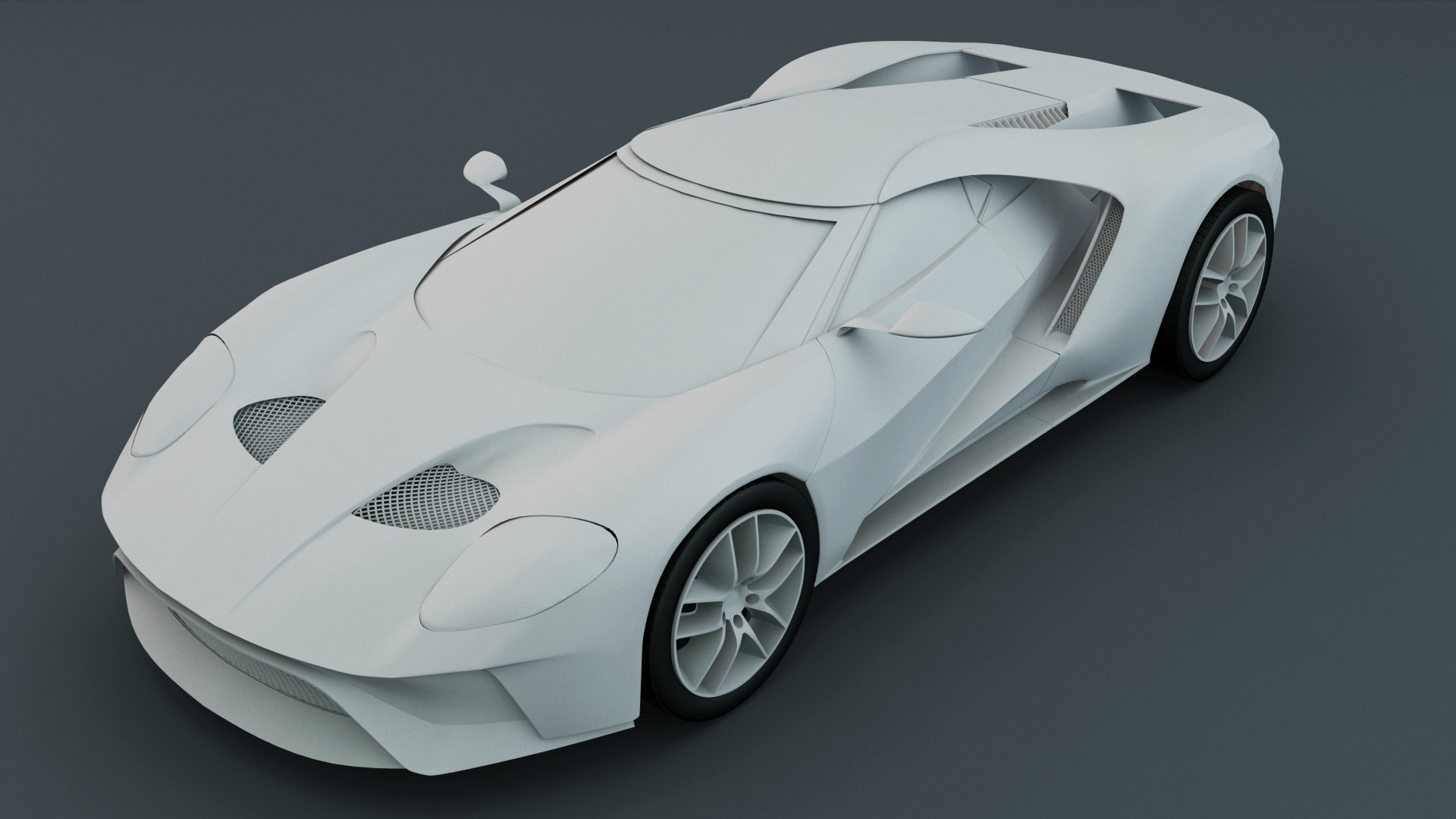 ArtStation - Ford_GT_New_Model............W.I.P