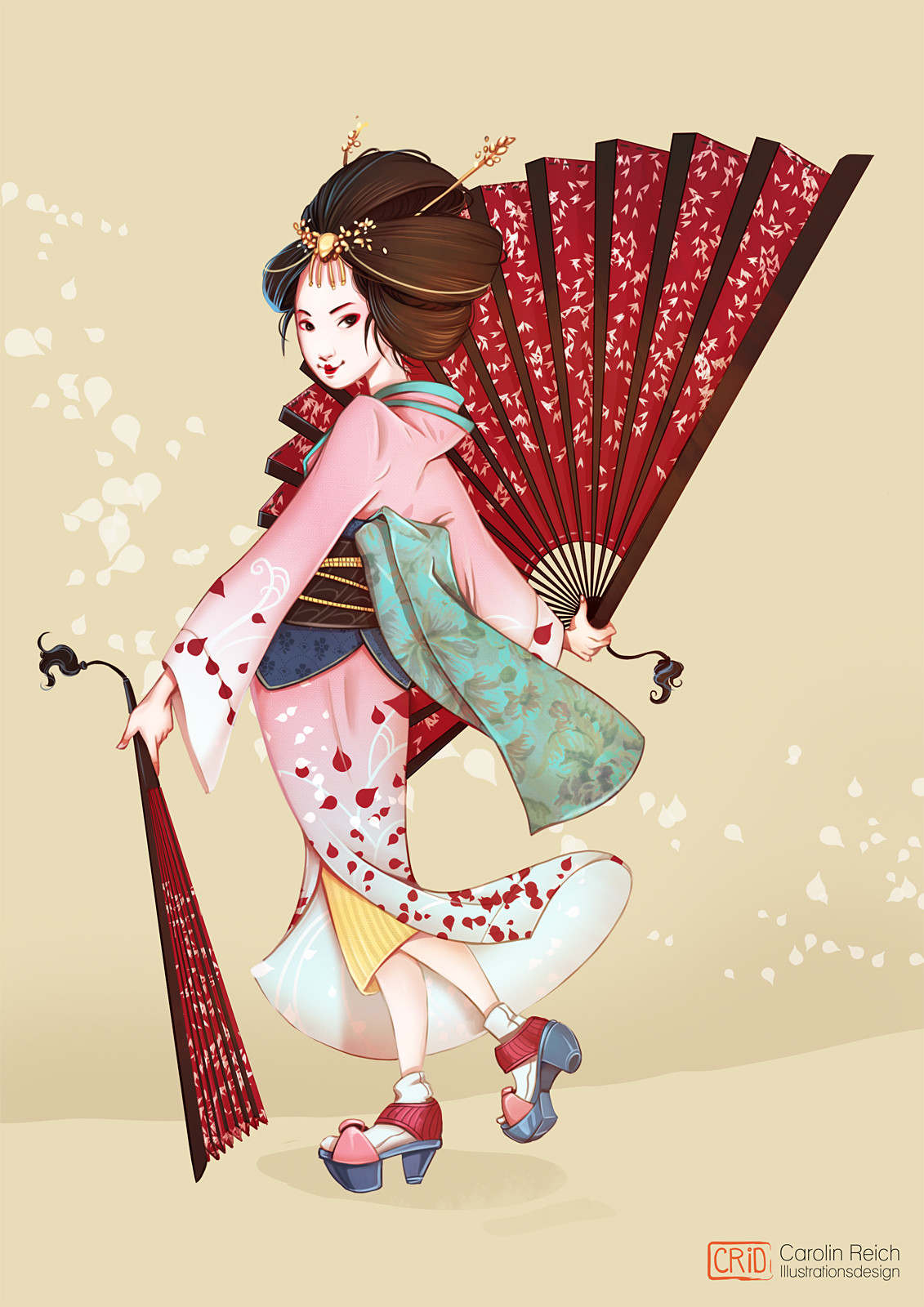 ArtStation - Characterdesign Geisha