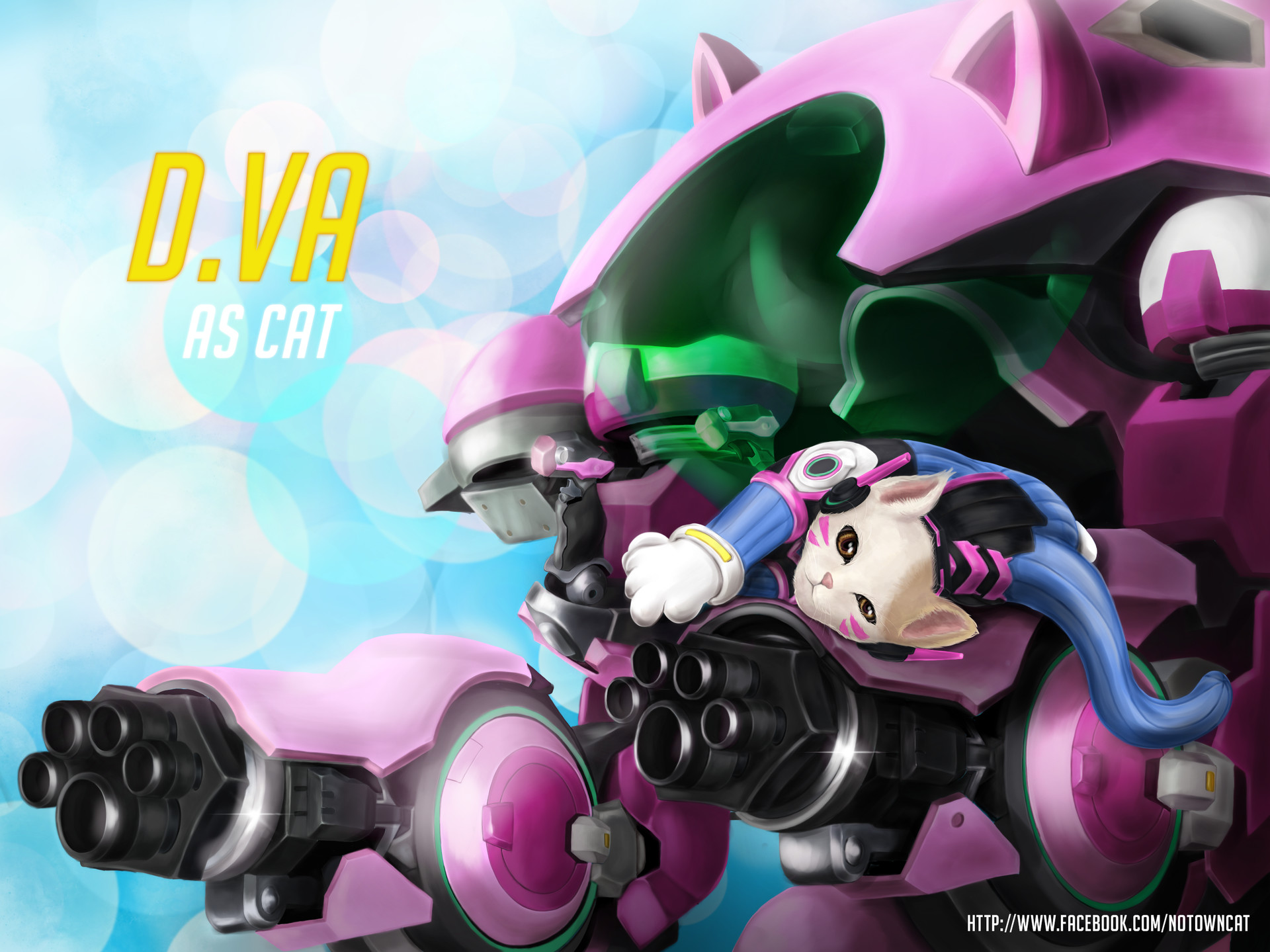 ArtStation - D.Va Cat
