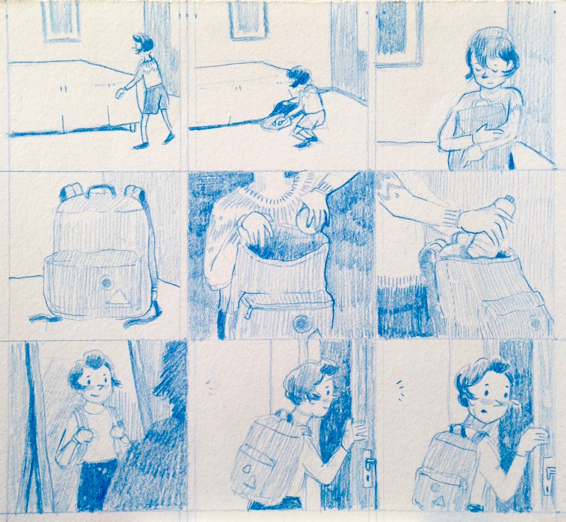 ArtStation - Hand-drawn Storyboards