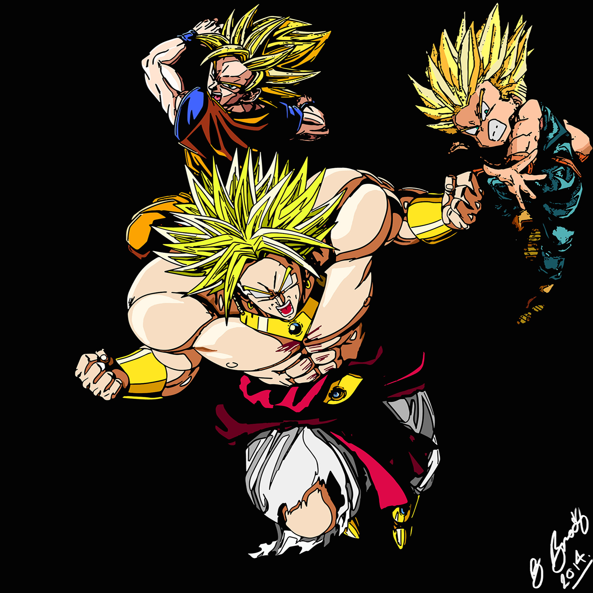 ArtStation - Broly fight