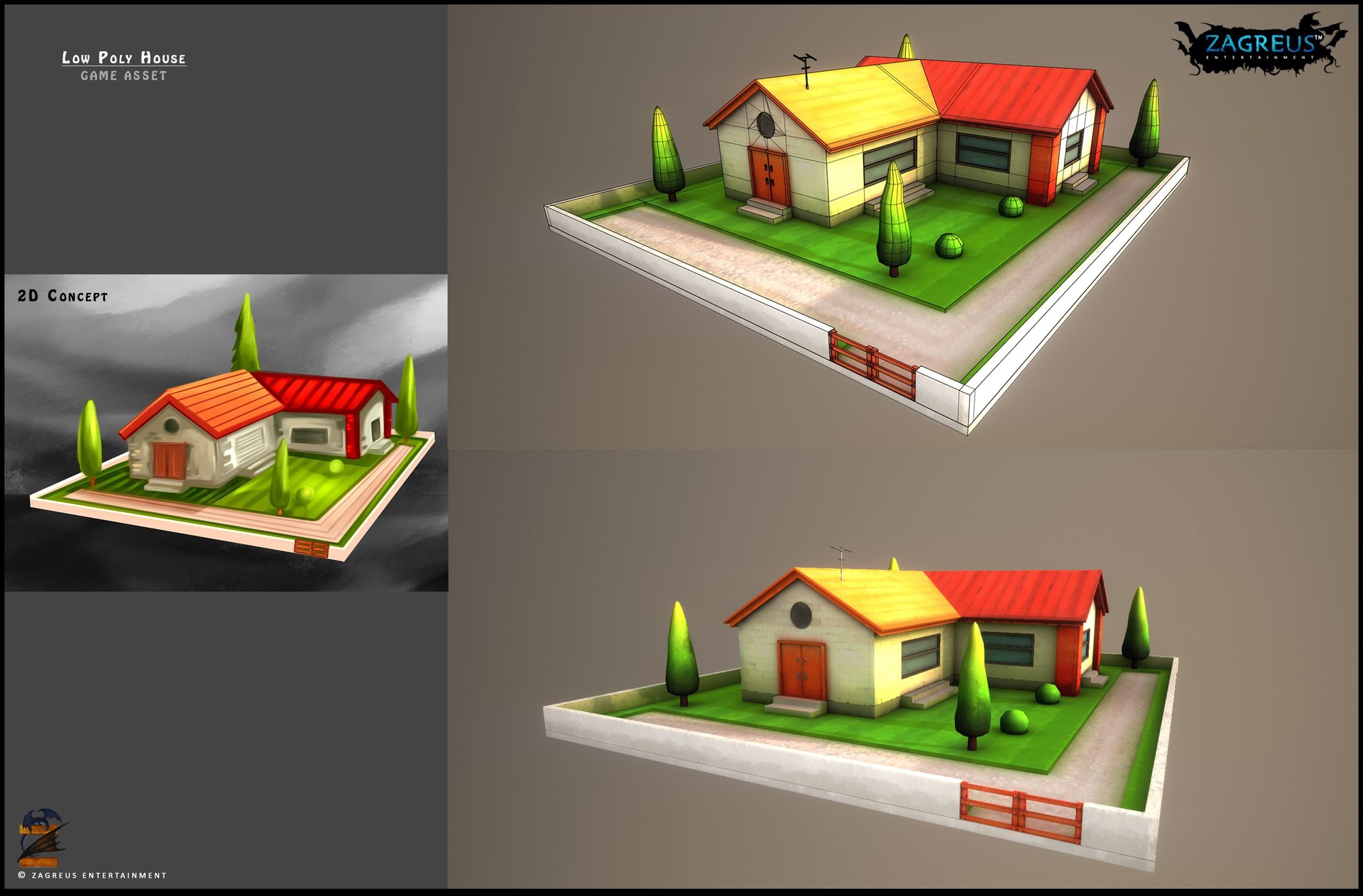 ArtStation - Low-Poly Building