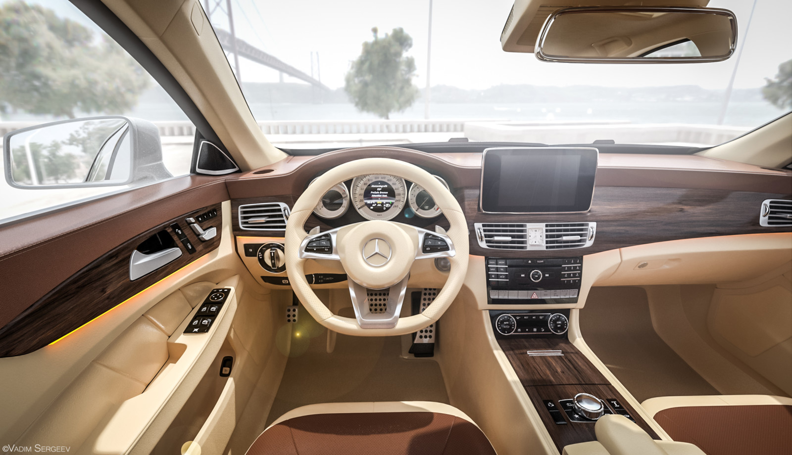 Вадим Сергеев - Mercedes-Benz CLS 500 2015 | interior