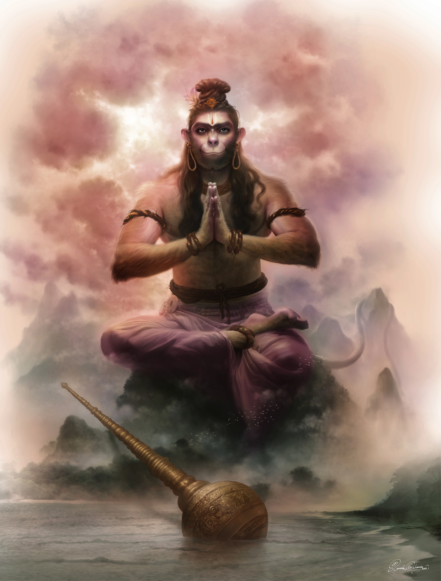 ArtStation - Indian Hanuman