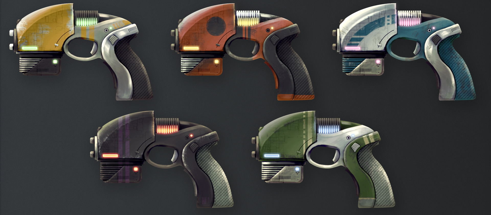 ArtStation - Sci-Fi gun designs