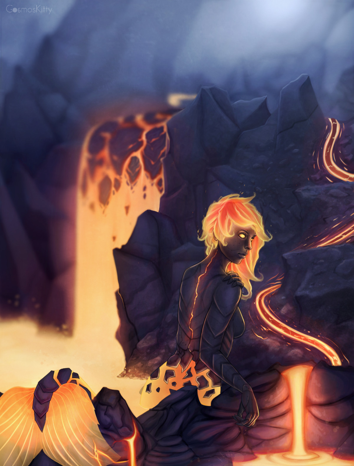 ArtStation - Magma Mermaid