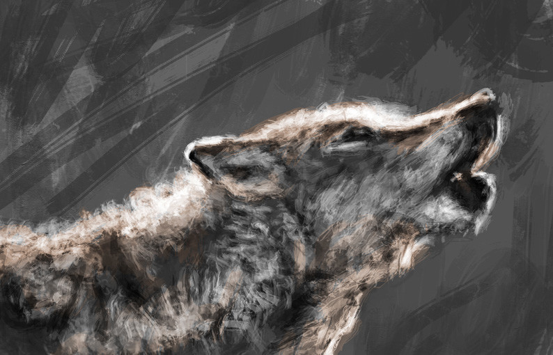 ArtStation - Wolf Howl