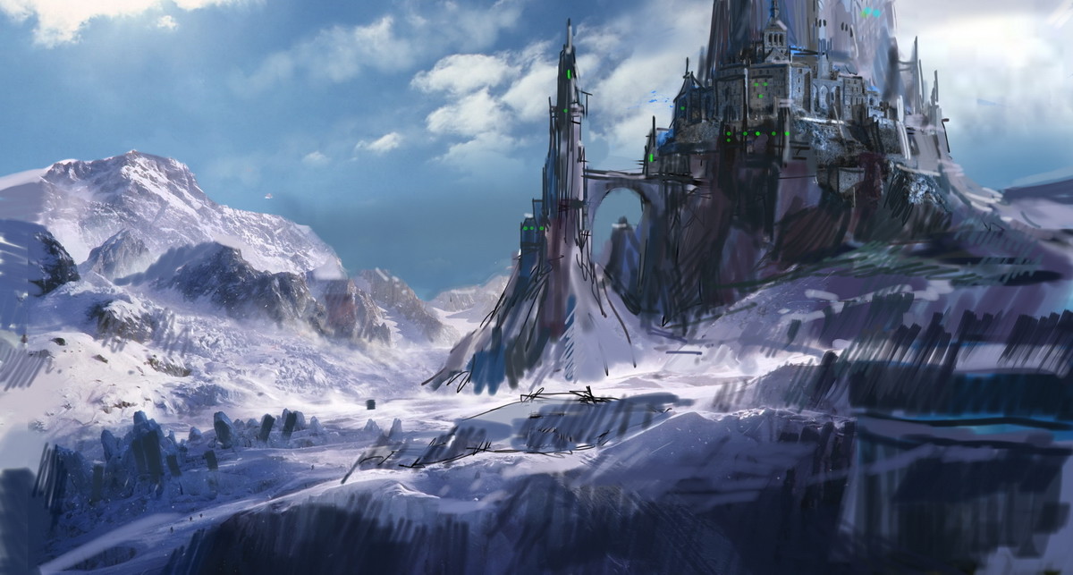 ArtStation - Mountain fortress