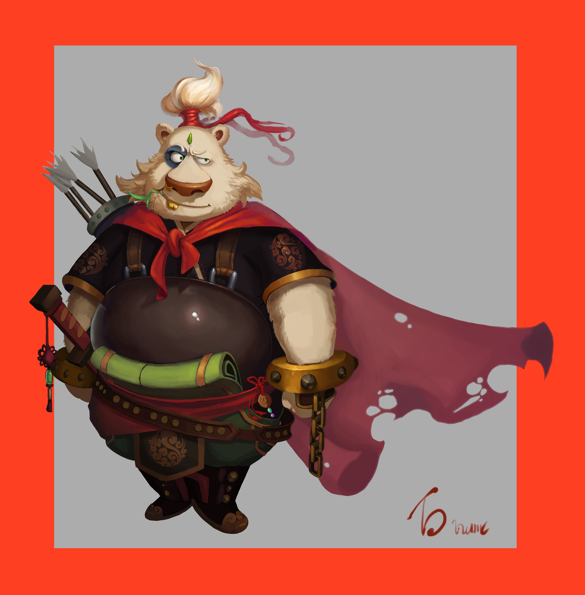 ArtStation - The bear&Heroes