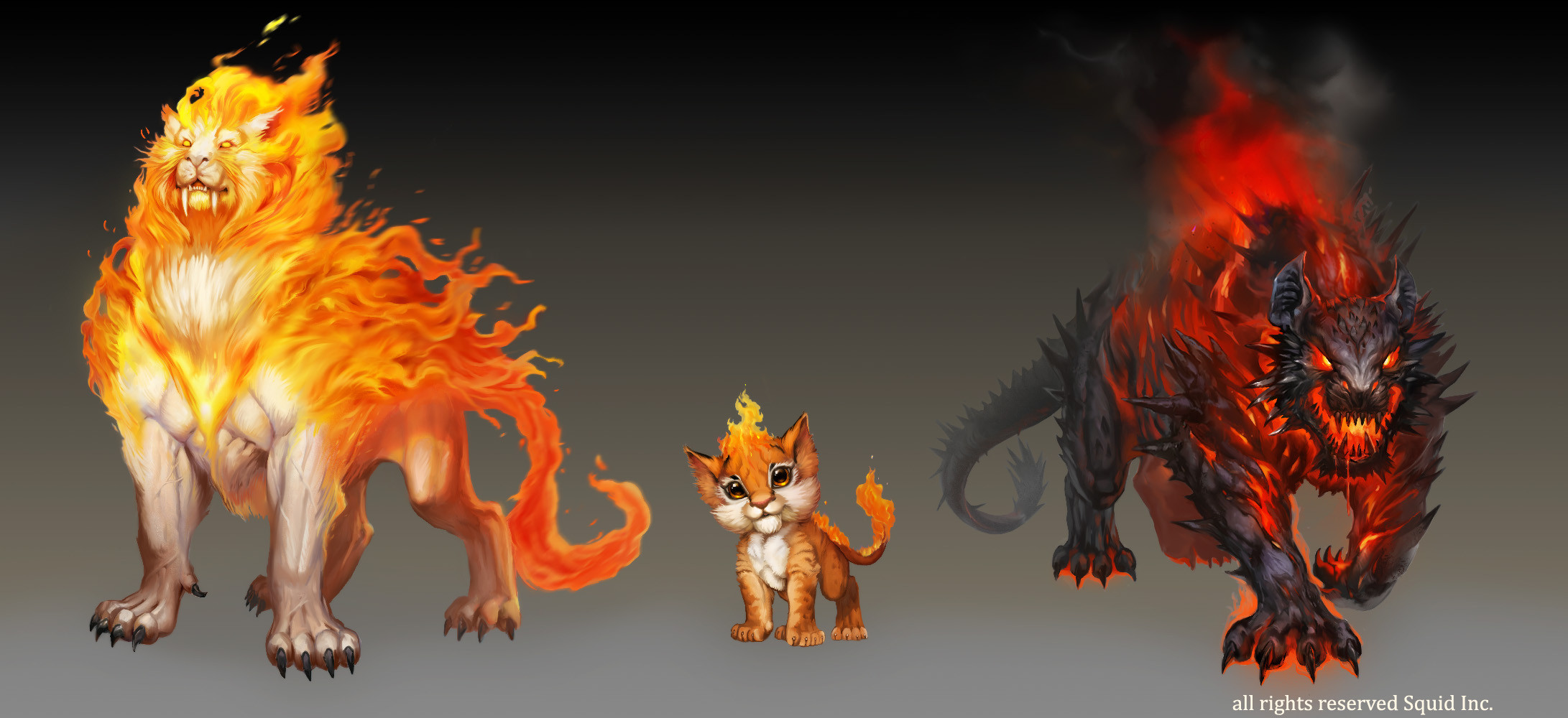 Mythical Fire Creatures