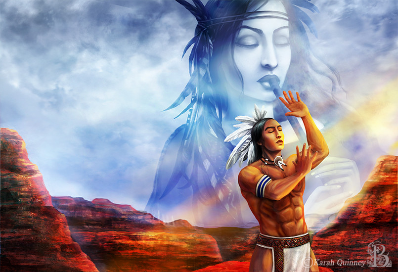 Native American Fantasy Wallpaper